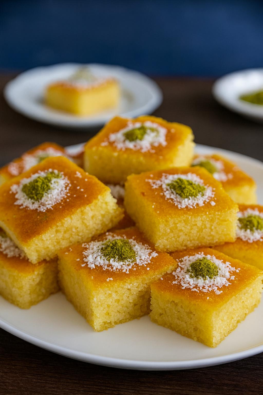 Classic Revani (Semolina Cake with Syrup) - Recipe | Baking Heritage